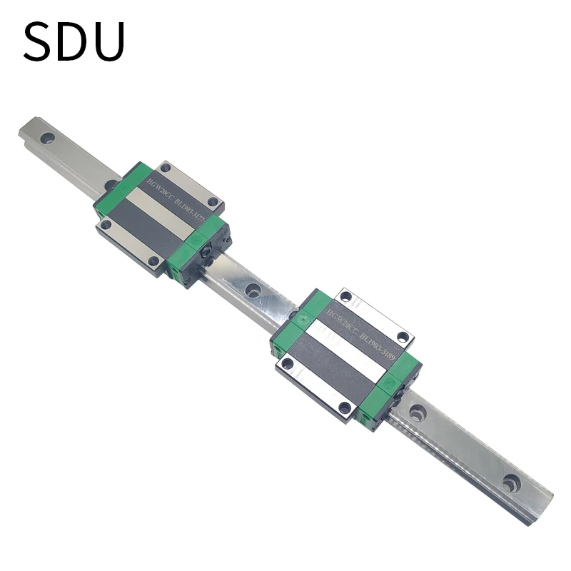 CNC 20mm Linear Rail Set HGR20 Slide Guide with HGW20CA Carriage Block ...