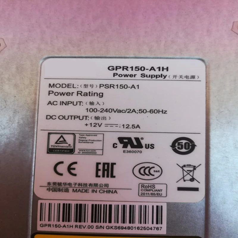 New Original PSU For Huawei 150W Switching Power Supply PSR150-A1 ...