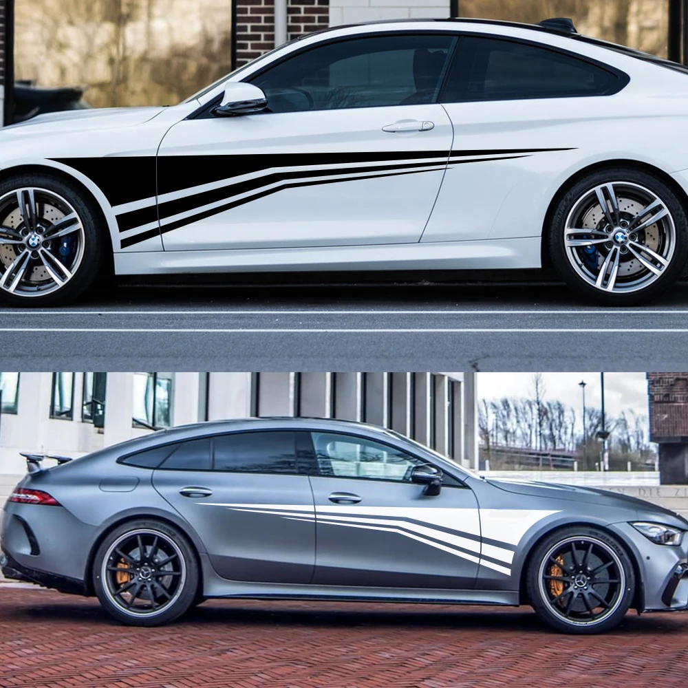 Long-Side-Stripe-Car-Stickers-Auto-Vinyl-Decal-Decoration-Car-DIY ...