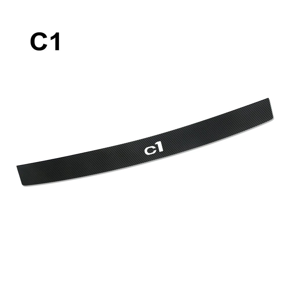 Углеродное волокно протектор Авто Декор Наклейка Автомобильный задний ...