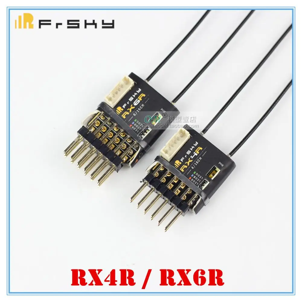 Frsky RX4R RX6R/frsky RX4R/RX6R 6/16 テレメトリ受信機グライダー超小型と超軽量 6 ために設計されpwm ...