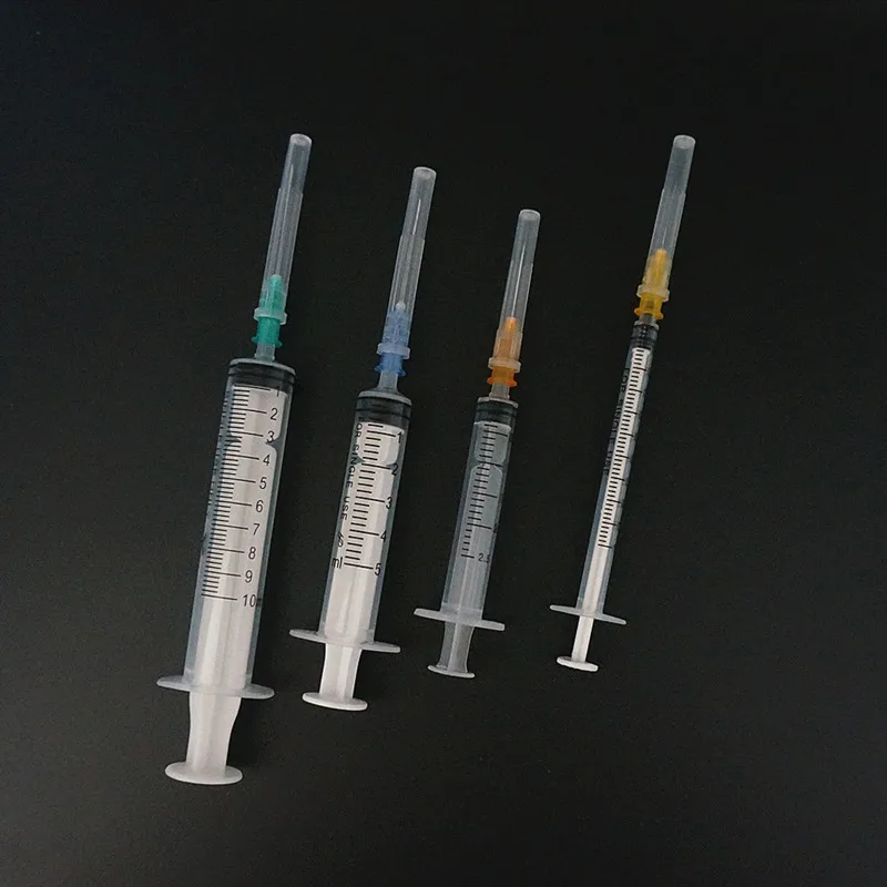 30pcs Disposable Plastic sterile injection syringe, Liquid Syringe with ...
