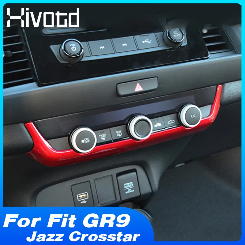 Air-Conditioning-Control-Knob-Strip-Cover-Trim-Sticker-Interior-Decor ...