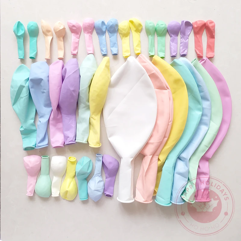 5-36inch Macaron Balloon Candy Color Latex Balloons Birthday Party ...