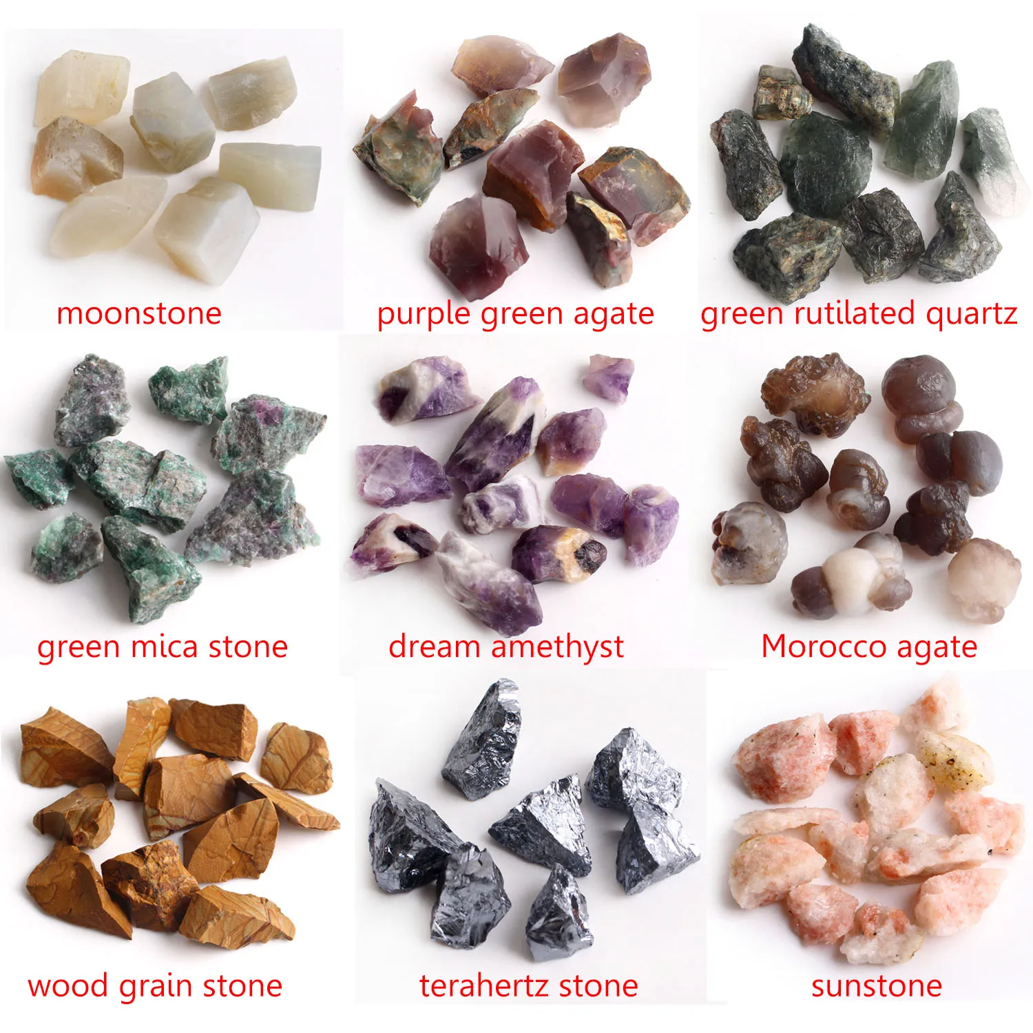 Pierres précieuses,Mini gravier de cristal naturel, 1 sac, spécimen ...