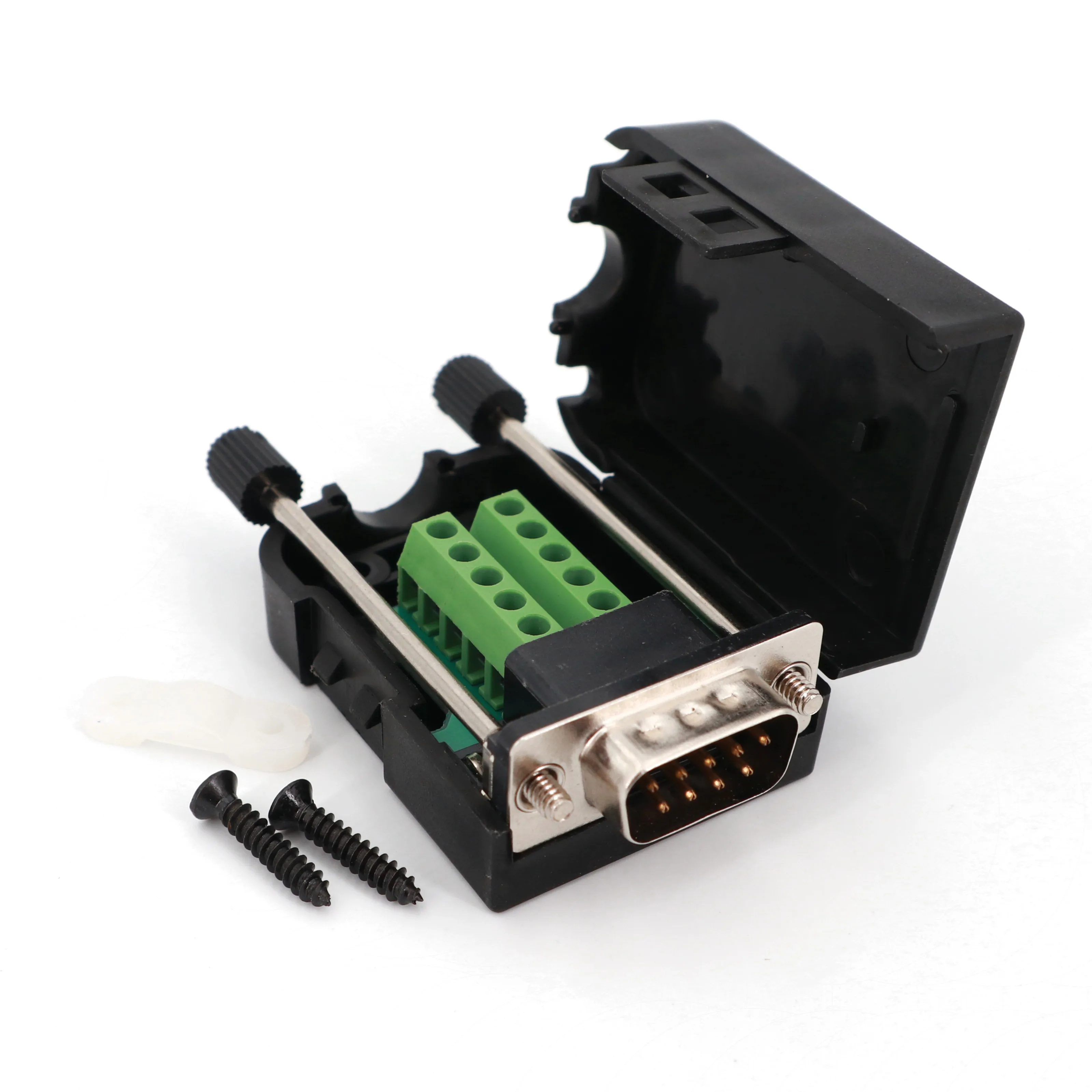 D-SUB-DB9-RS232-Male-Female-9Pin-Plug-Breakout-Terminals-Board ...