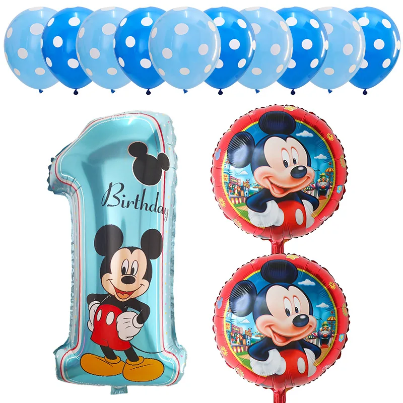 Juego de globos con números para tarta de primer cumpleaños de niños ...