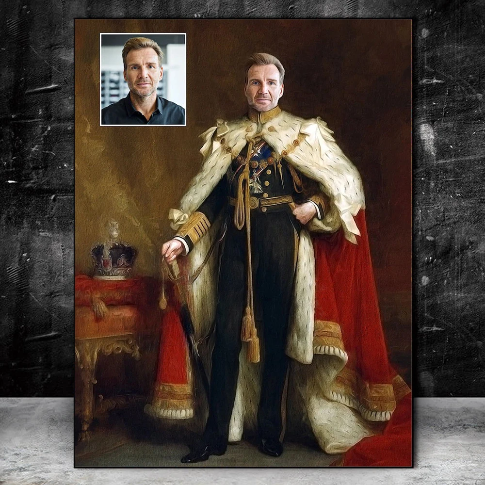 Medieval King Portrait