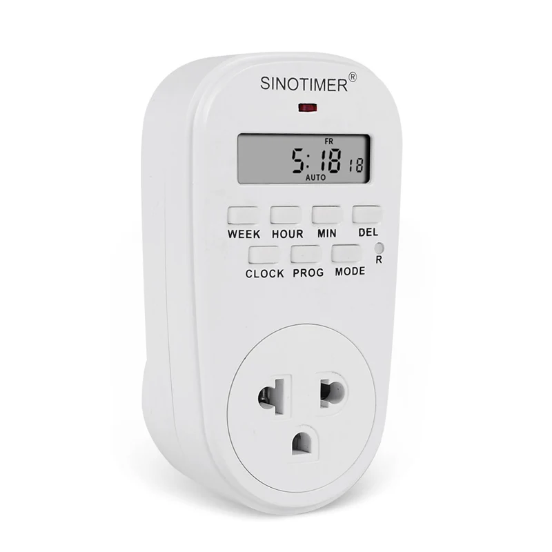 Thailand Plug-in Outlet Digital Timer Plug 7 Days Weekly Programmable ...