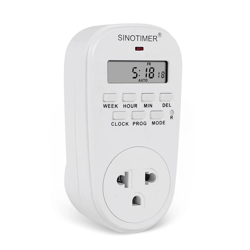Thailand Plug in Outlet Digital Timer Plug 7 Days Weekly Programmable Plug Timer Switch ...