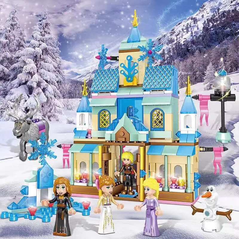 Disney rincess Castle Frozen Movie Elsa Magical Ice Castle girls ...