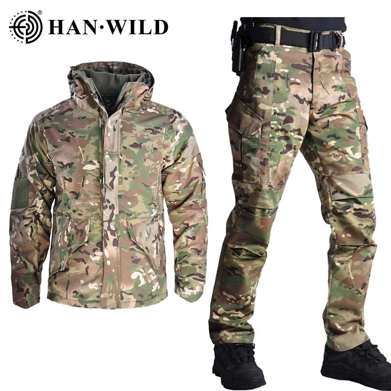 Han Wild G8 Tactical Jacket Set With Pants Camouflage Military Uniform ...