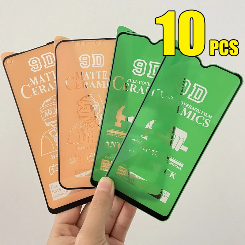 10pcs-9D-Ceramics-Film-HD-Matte-Screen-Protector-Frosted-Full-Cover-For ...