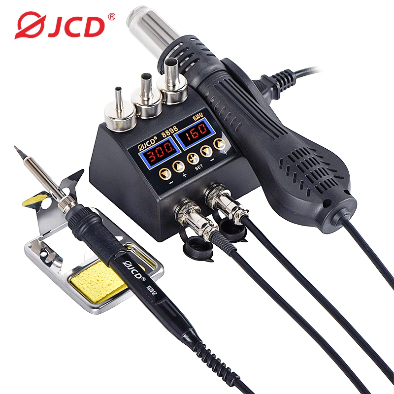 2 In 1 750w Soldering Station Lcd Digital Display Welding Rework ...