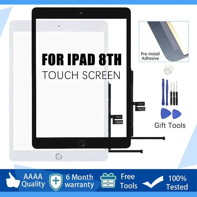New-For-iPad-8-8th-Gen-2020-A2270-A2428-A2429-10-2-LCD-Outer-Touch ...