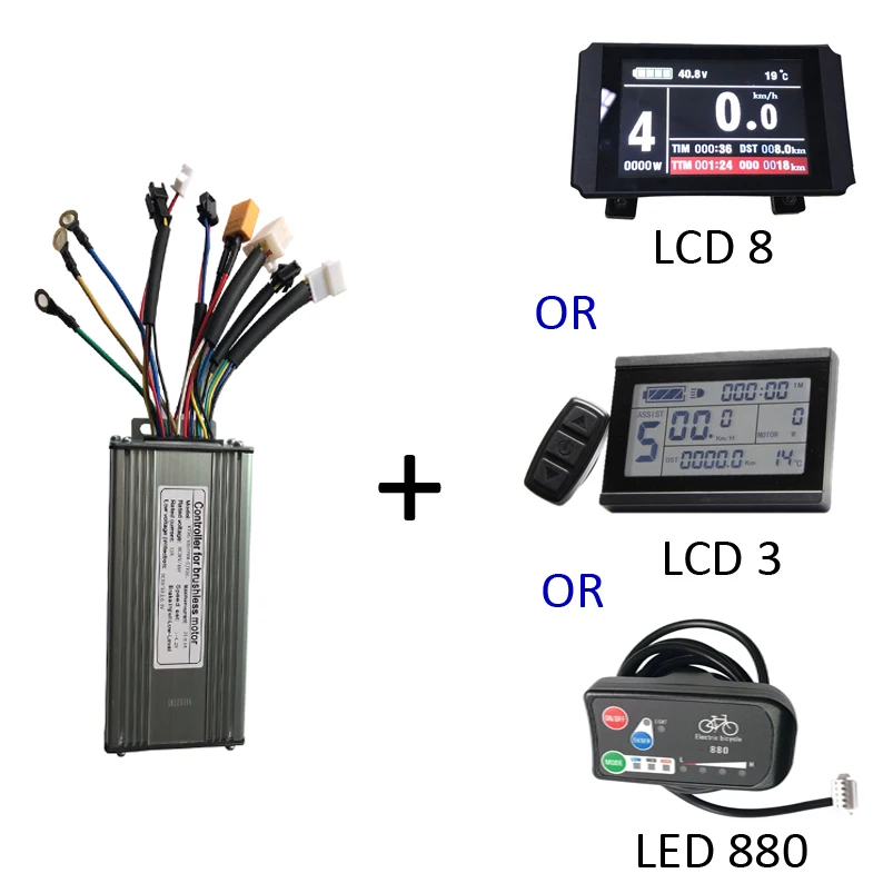 Electric-Bike-KT-36V-48V-250-350-500W-Brushless-Gear-and-Gearless-Motor ...