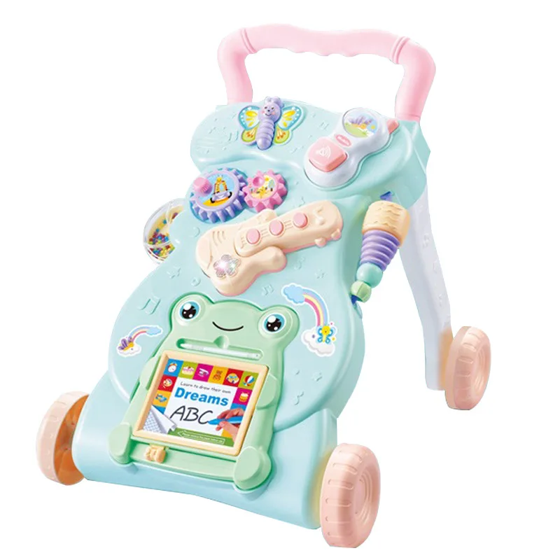 Baby Multi functional Walker Cart Toy Baby Child Anti side Flip Stepper ...