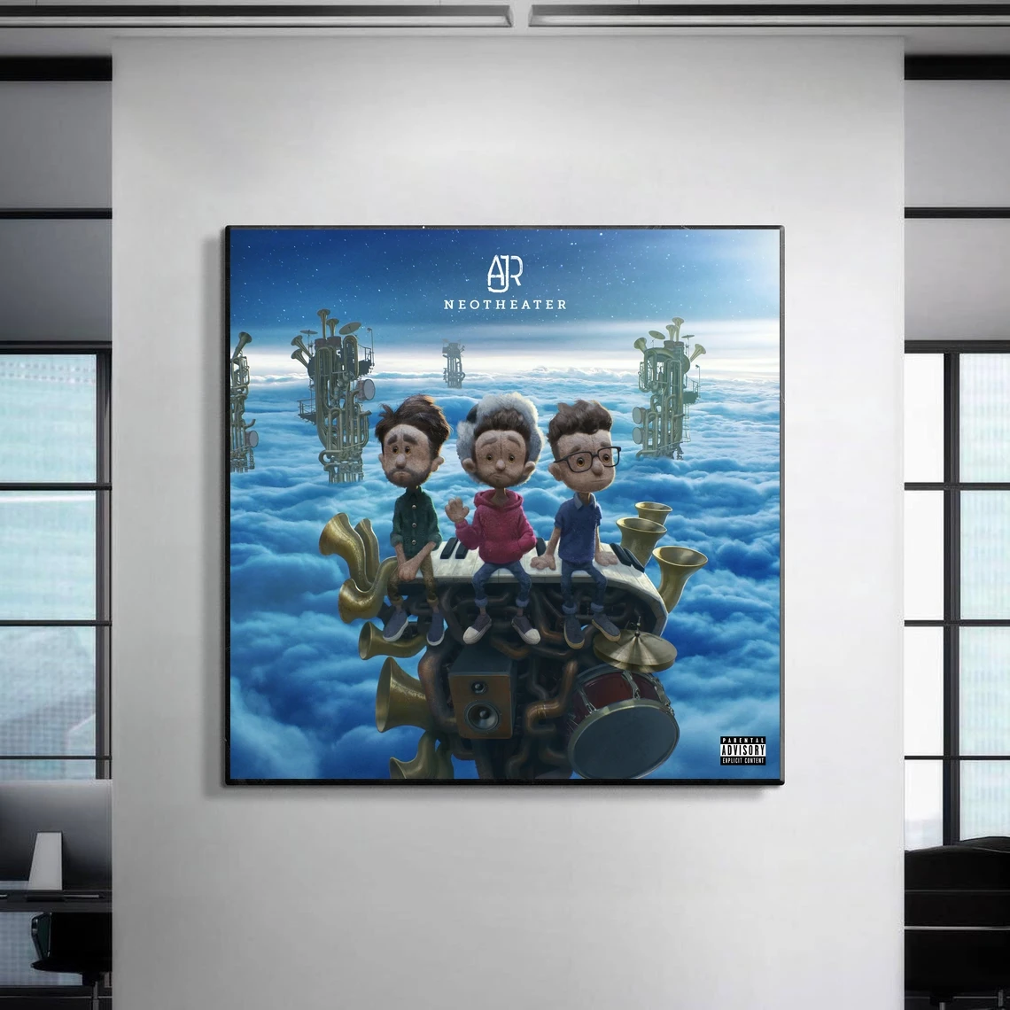 Ajr Neotheater Music Album Cover Poster Canvas Print Rap, 56% OFF