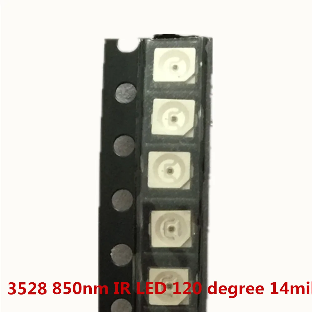 3528 850nm 적외선 방출 LED IR LED 14mil 고양이 120 응용 보안 카메라 표면 마운트 장치|CCTV 액세 ...