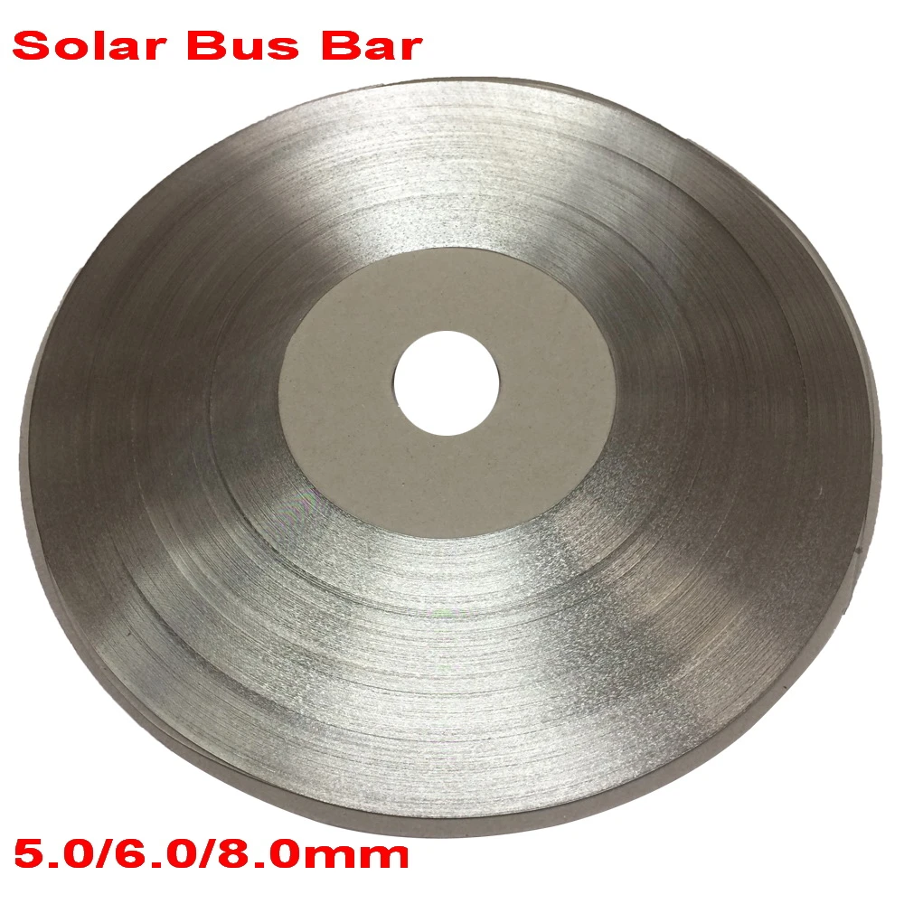 6.0mm 8.0mm 5.0mm solar bus bar Solar Bus Tabbing Wire PV Ribbons For ...