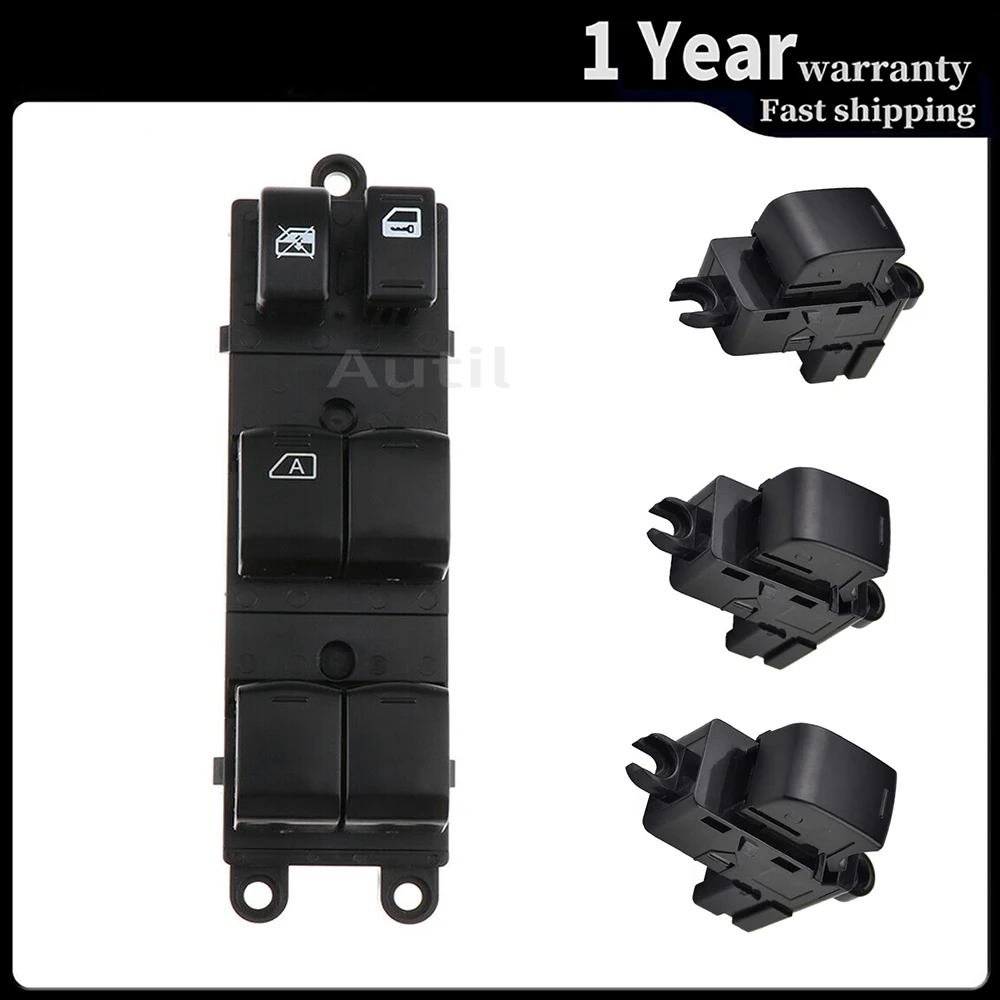 25411 AX010 25401 ED500 Electric Power Master Window Switch for Nissan ...