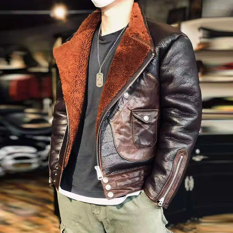 LZP1951-Avfly-European-Size-High-Quality-Super-Warm-Genuine-Sheep ...