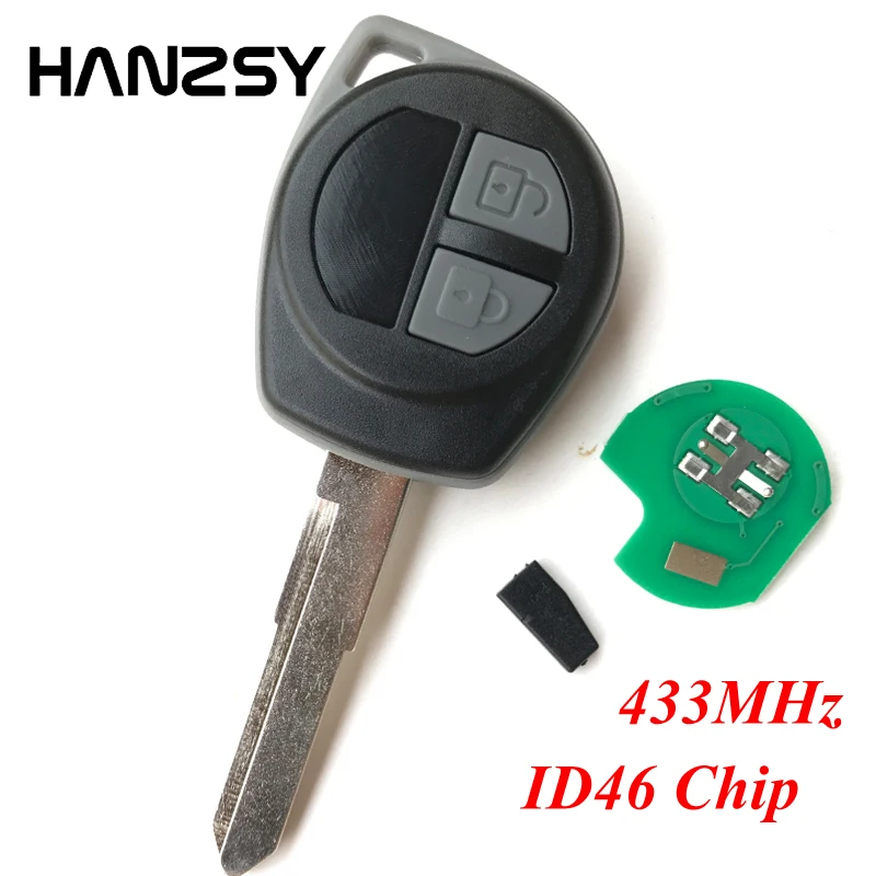 2-Buttons-433MHz-Car-Remote-Key-For-SUZUKI-SWIFT-SX4-Alto-JIMNY-VITARA ...