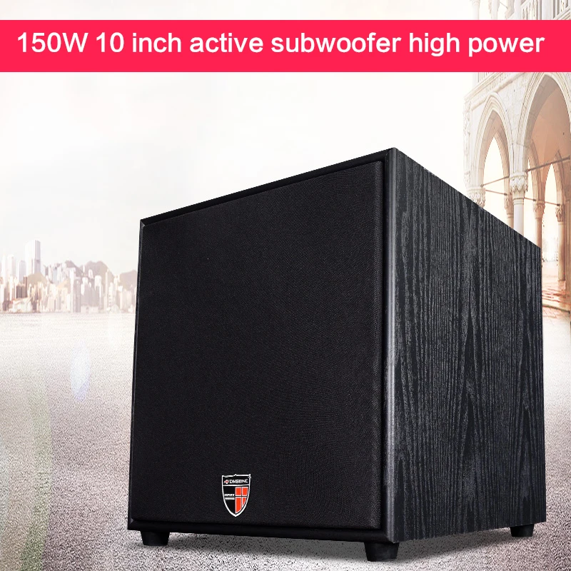 150W-10-Inch-Active-Subwoofer-High-Power-Speaker-Home-Home-Theater ...