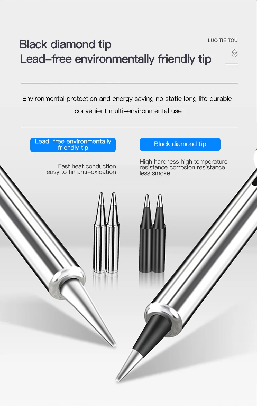 Poste a souder,Fer à souder électrique numérique à température réglable ...