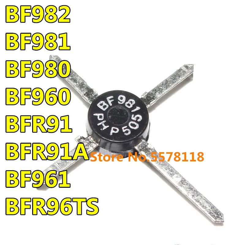 10 unids/lote BF982 BF981 BF980 BF960 BFR91 BFR91A BF961 BFR96TS TO 50 ...