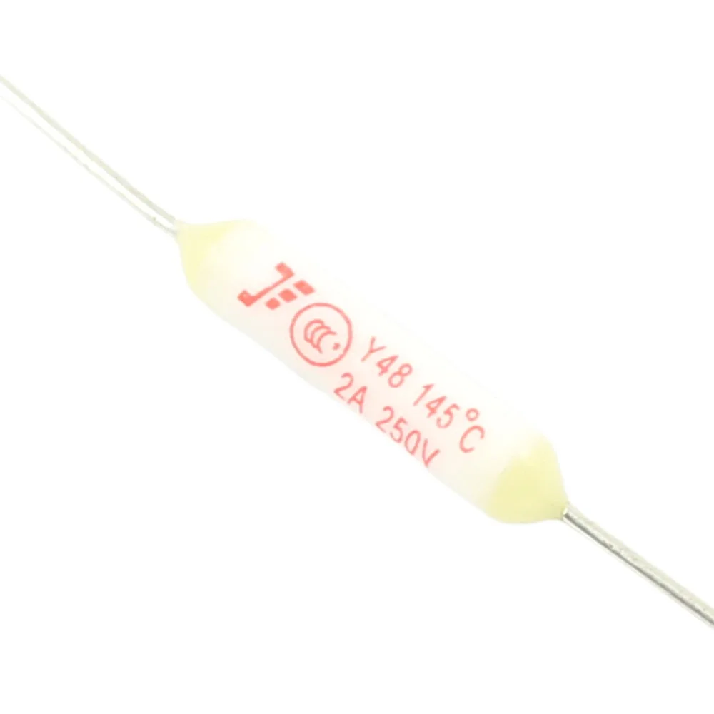 5pcs Y48 Thermal Fuse 145 Degree 2a 250vvcircuit Protection Microtemp ...