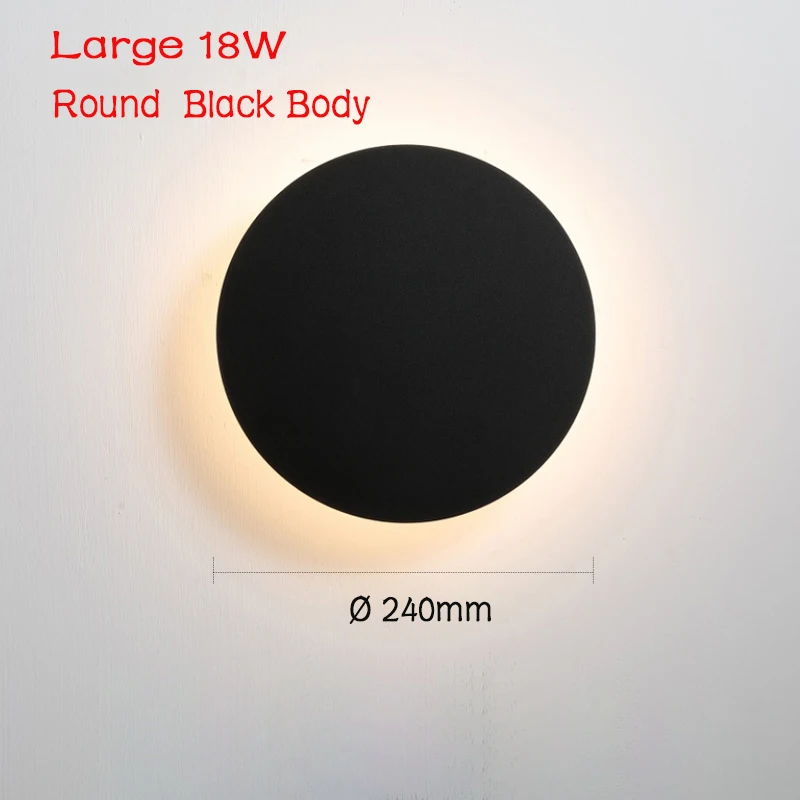 Round/Square LED Wall Indirect Lighting Fixtures - Lighting4Home