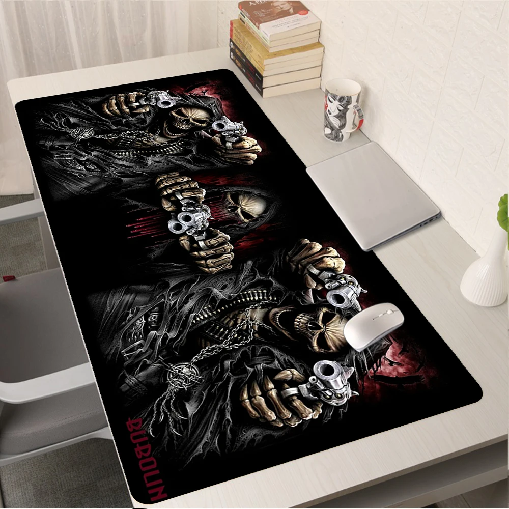 Dark-Horror-Skull-Mouse-Pad-accesorios-para-juegos-gran-PC-port-til ...