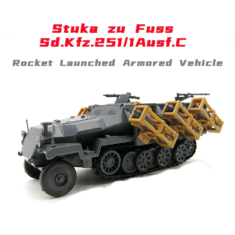 1/72 Ww2 Stuka Zu Fuss Assembly Model Rocket Launched Armored Vehicle ...