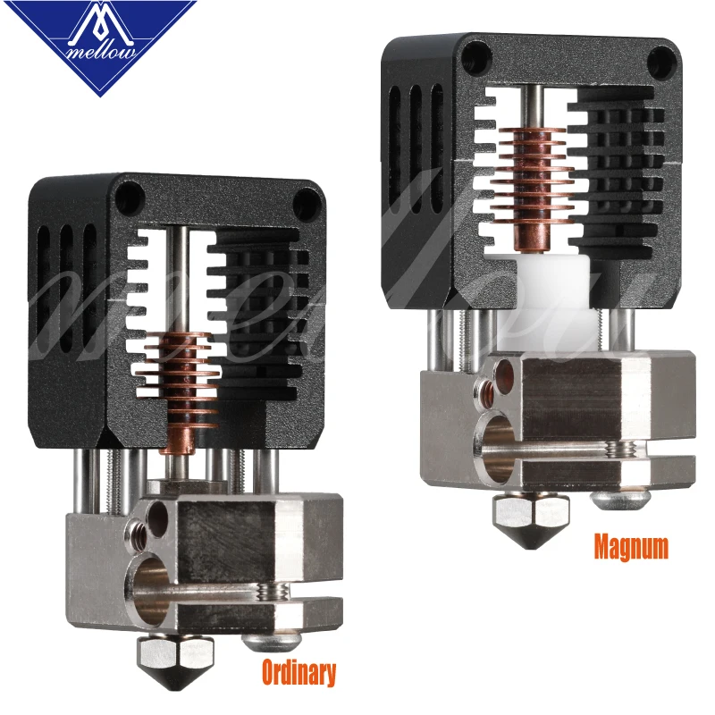 Mellow Nf-Crazy Hotend с Bmg экструдер покрытием меди V6 сопла комплект ...