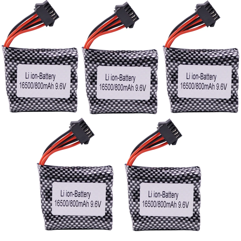 9.6V 800mah Li-ion Battery for 9115 9116 S911 S912 RC Car Truck Spare ...