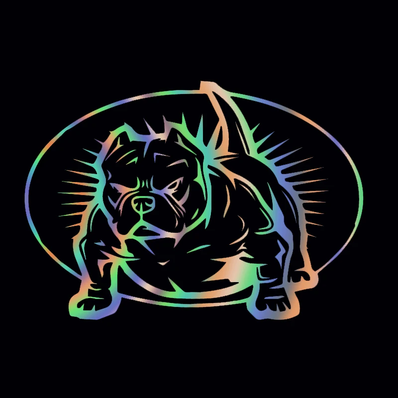 Funny American Bully Mom Bully Dad Window Car Sticker Automobiles ...