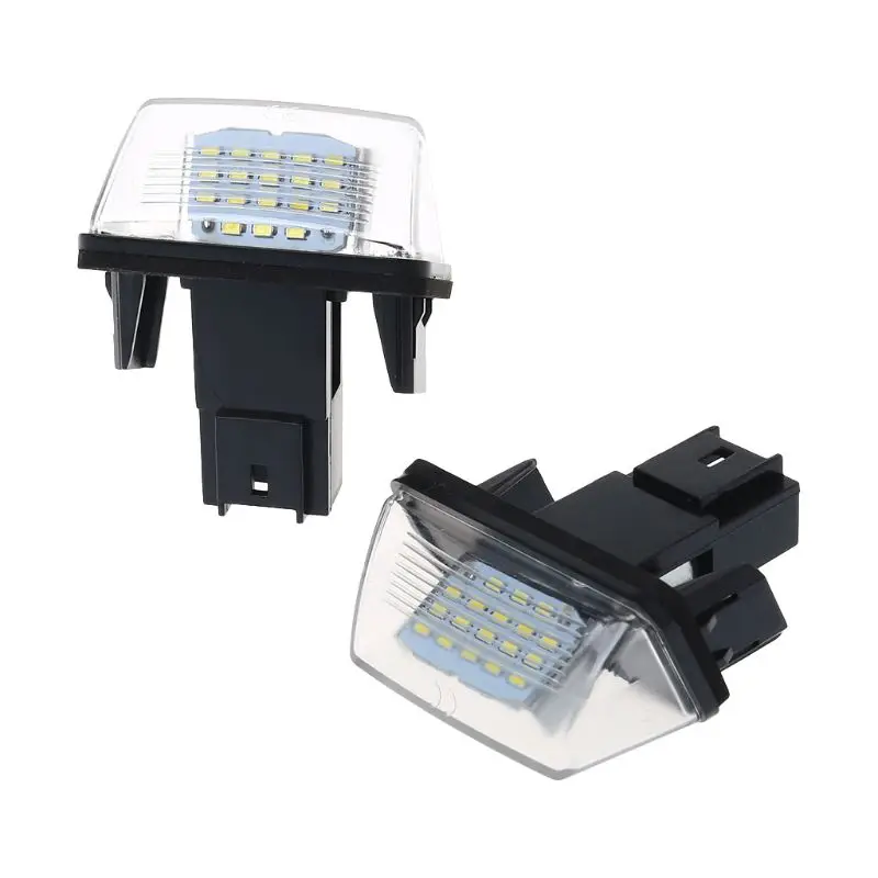 18 LED License Number Plate Lights Lamp For Peugeot 206 207 307 308 406 ...