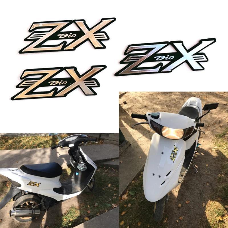 エンブレム 3点セット ホンダ ライブディオ AF34 AF35 ライブディオzx バイク ステッカー 外装 パーツ カスタム 部品 おしゃれ シール エンブレムステッカー 【SALE／83%OFF】