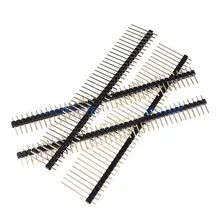 10Pcs 2.54mm Single Row Male 1x40P Breakaway PCB Board Pin Header Long ...
