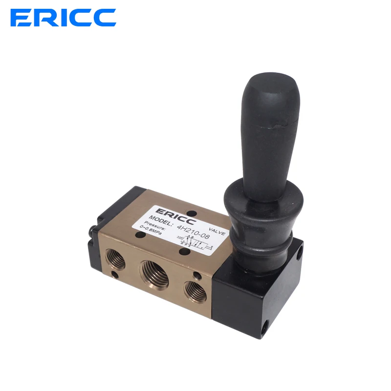 Pneumatic switch cylinder manual reversing 4h210-08 manual air control valve manual pull valve ...