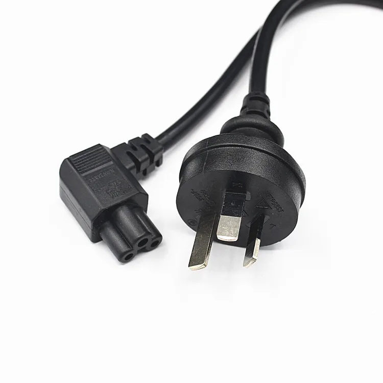 1 Pcs,australia Right Angled Plug To Iec 320 C5 3pin Power Lead Cable ...