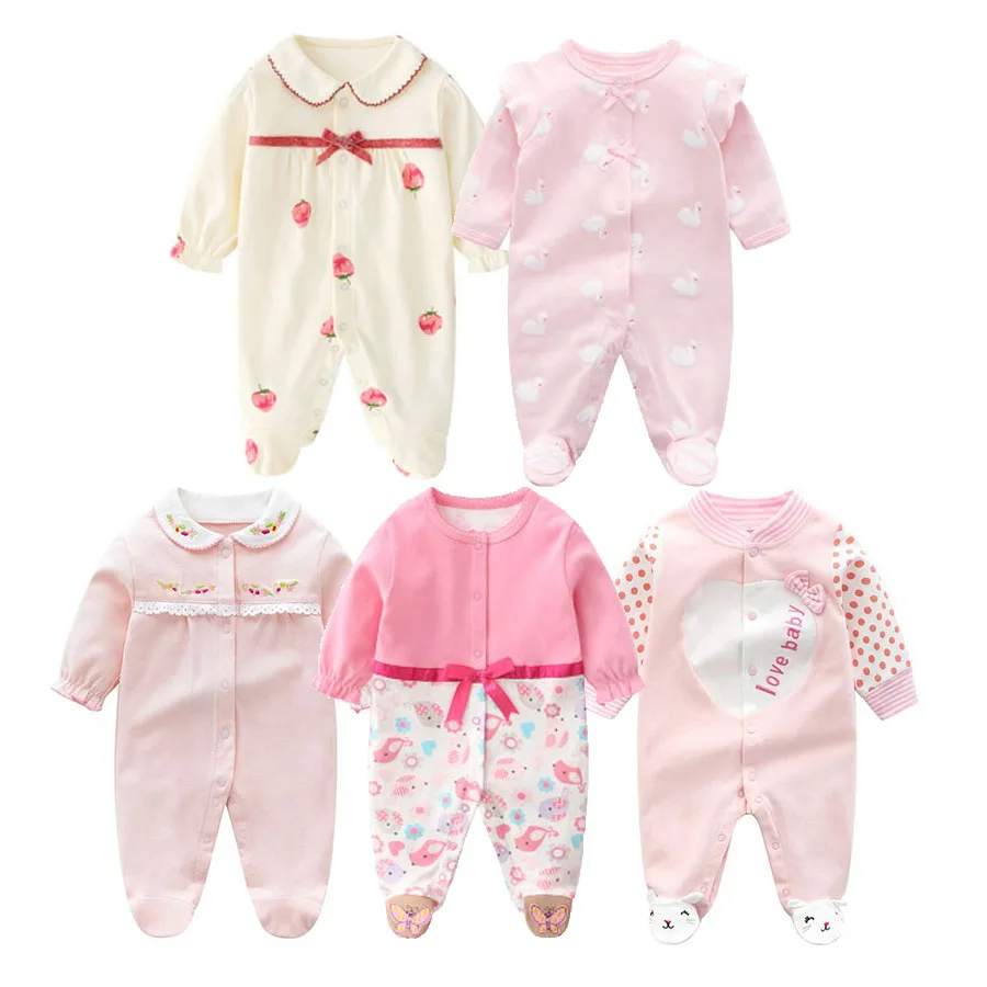 baby clothes new born Autumn baby girls clothes cotton infantis baby ...