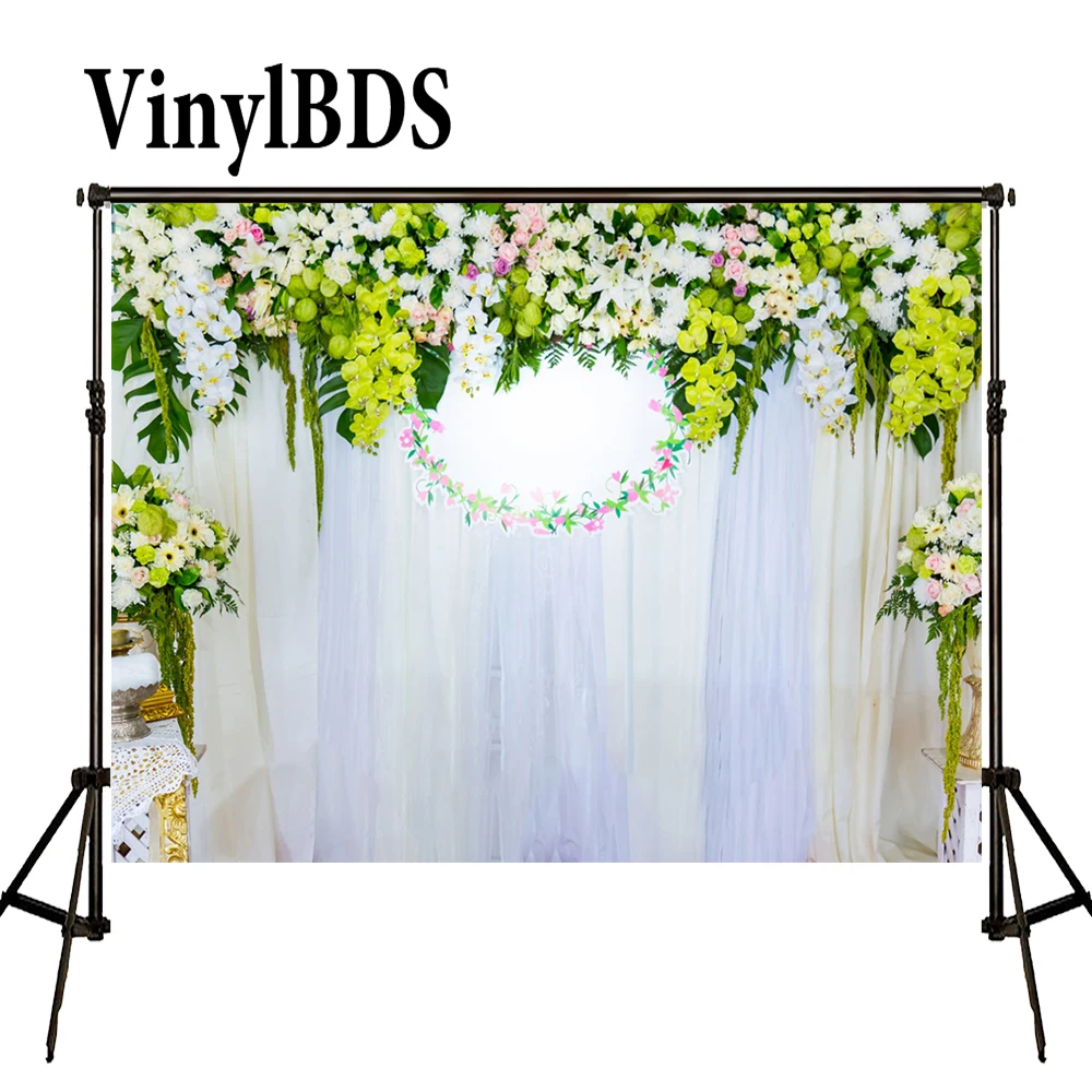 Vinylbds backdrops fotografia casamento backdrops flor cortinas brancas ...