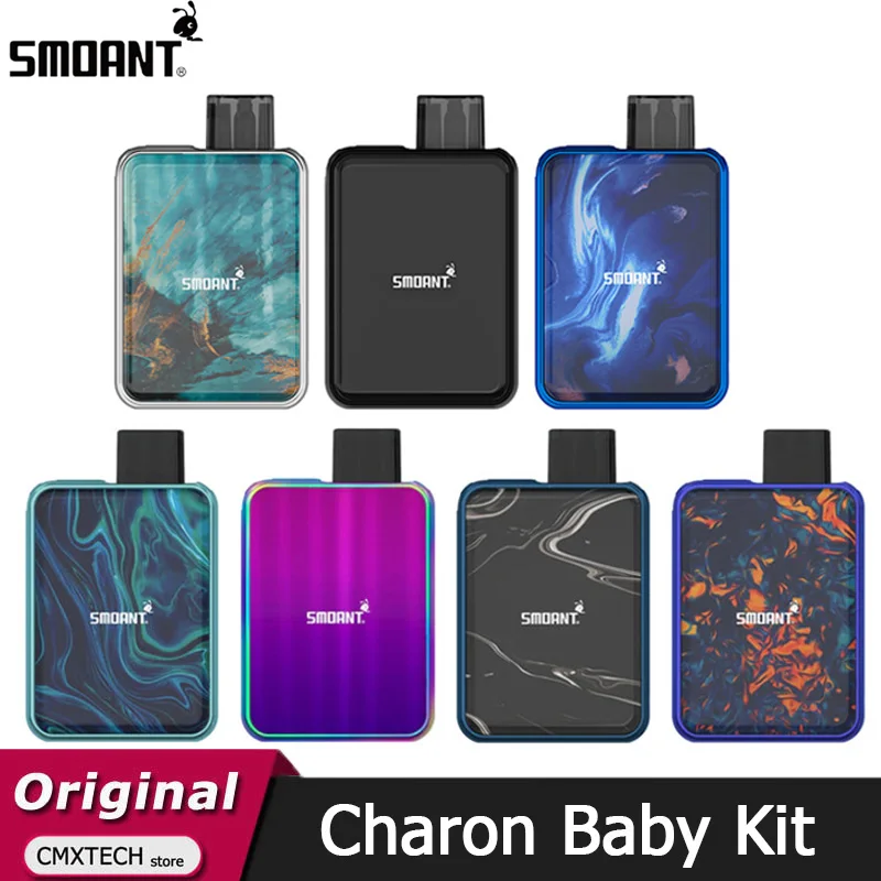 Smoant-Charon-Baby-Pod-Kit-750mAh-Battery-Vape-with-2ml-Cartridge-Fit-0 ...