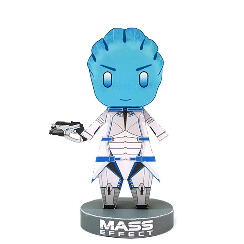 Mass Effect Liara Tsoni Vouwen Snijden Mini Leuke 3D Papier Model ...