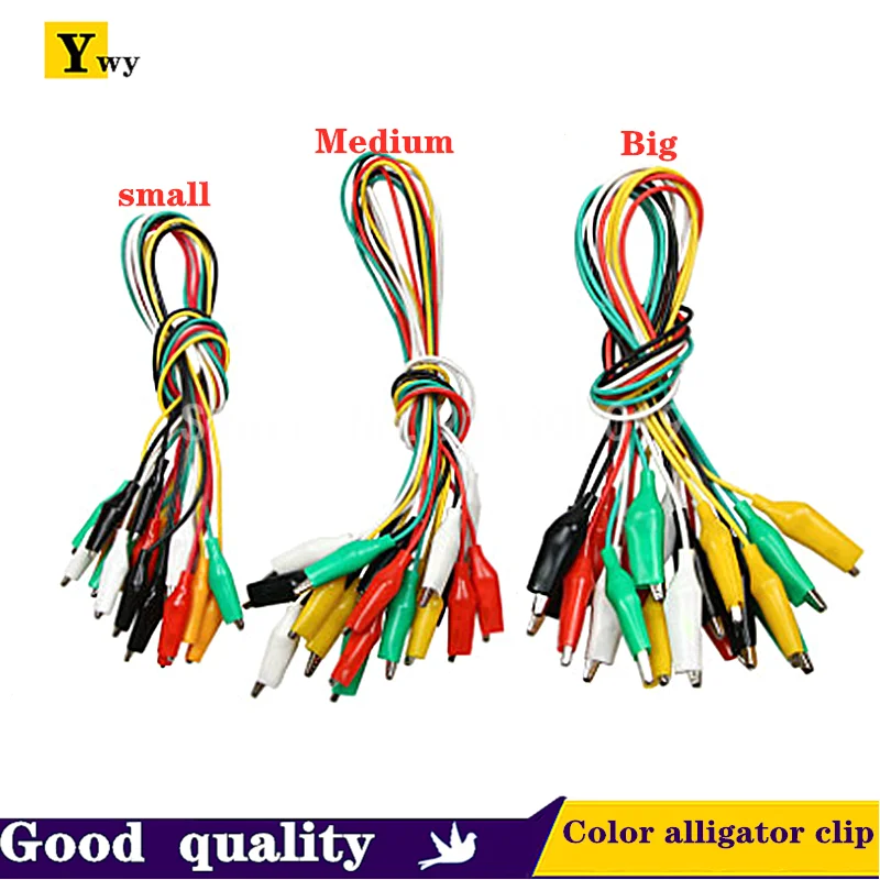 10pcs 50cm Small/Medium/Big Alligator Clips Doubl E ended Clips ...