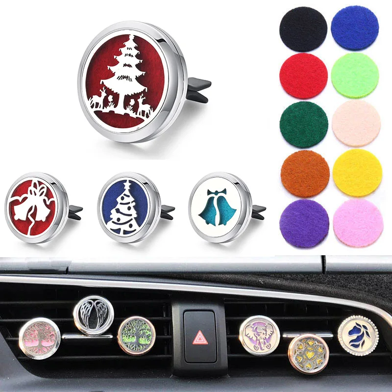 Holiday Gift Christmas Aromatherapy Car Diffuser Stainless Steel Car ...