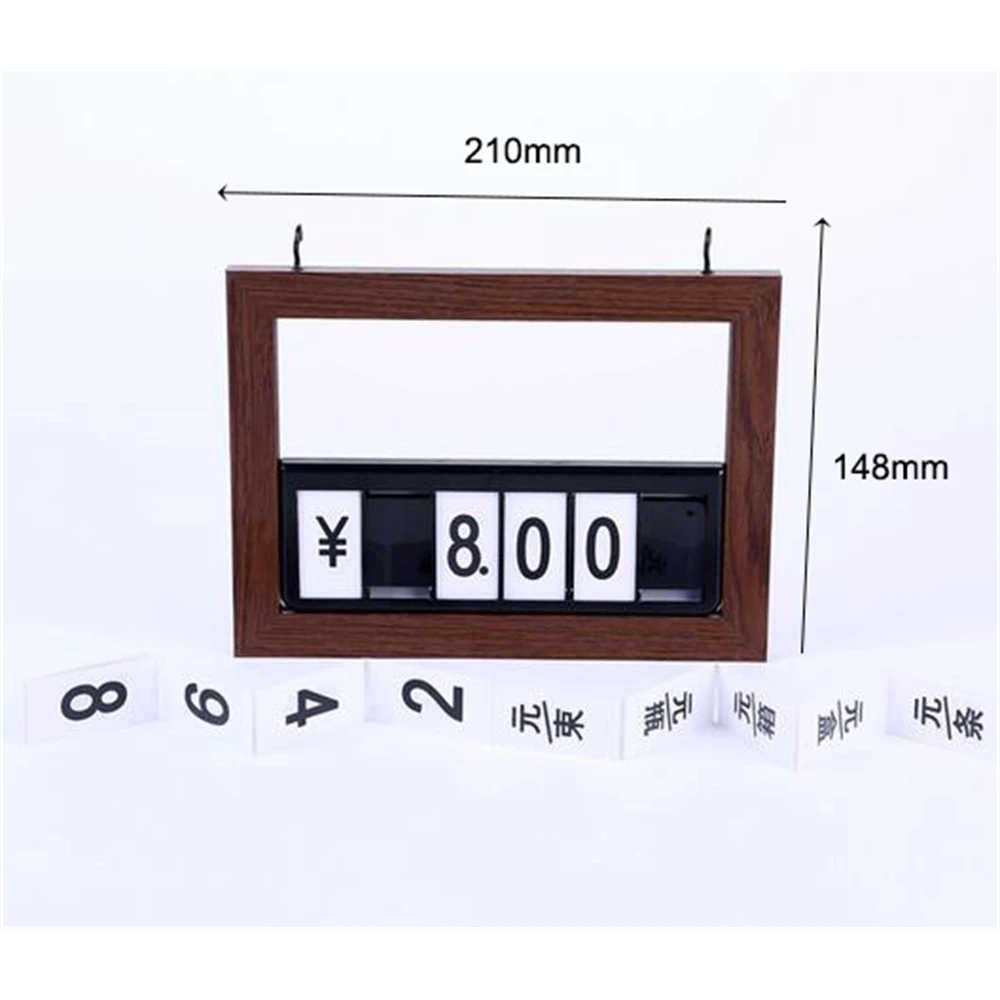 Flip Chart Wooden Frame Price Tags, Counter Pricing Board Wall Back ...