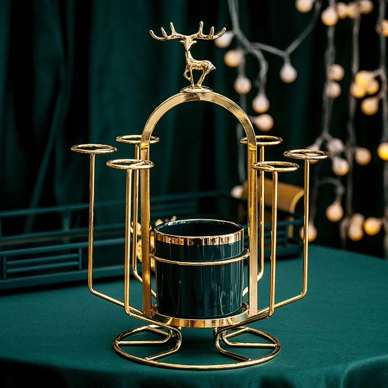 Light-Luxury-Nordic-Cup-Holder-Drain-Household-Cup-Storage-Rack ...